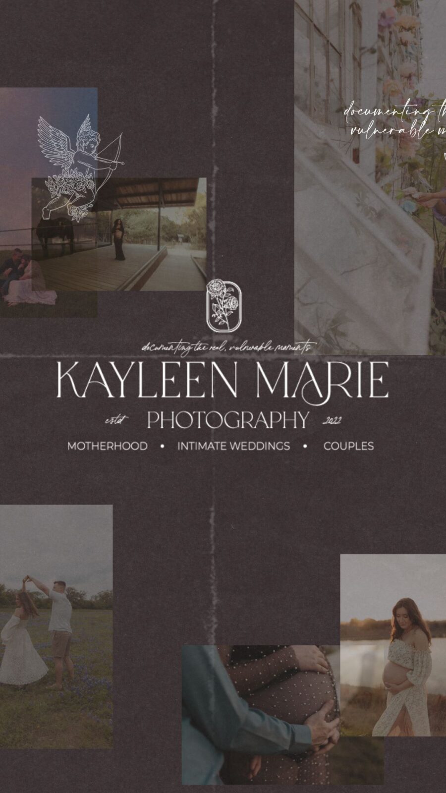 Custom Branding and Website Design for Kayleen Marie Photography