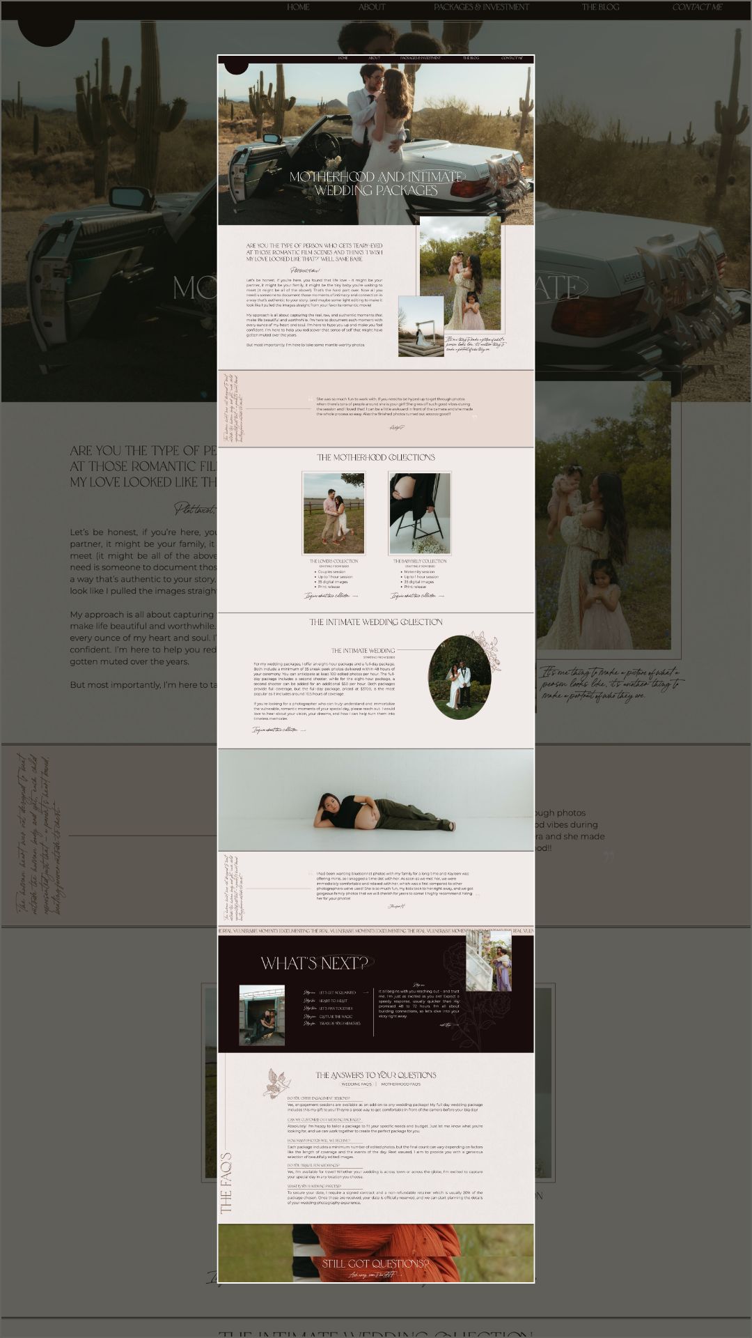 Custom Branding and Website Design for Kayleen Marie Photography
