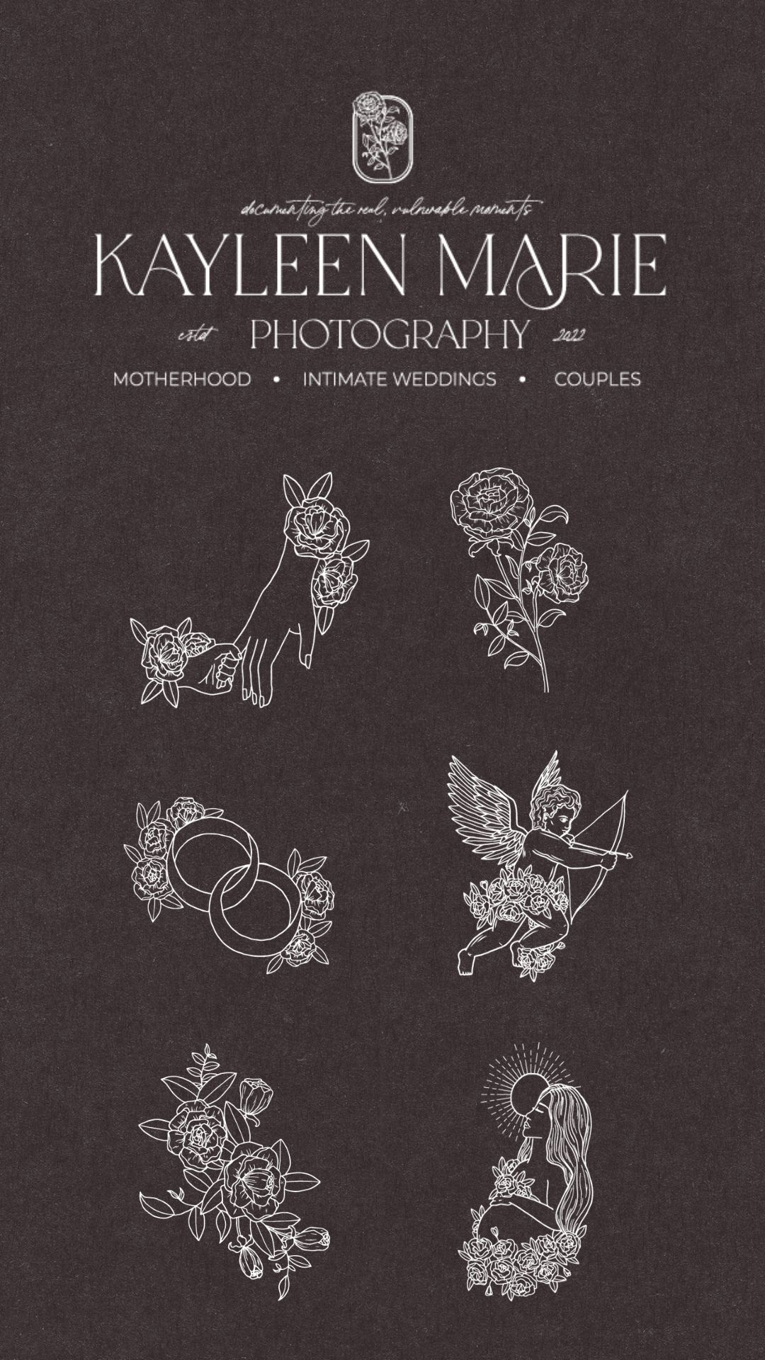 Custom Branding and Website Design for Kayleen Marie Photography